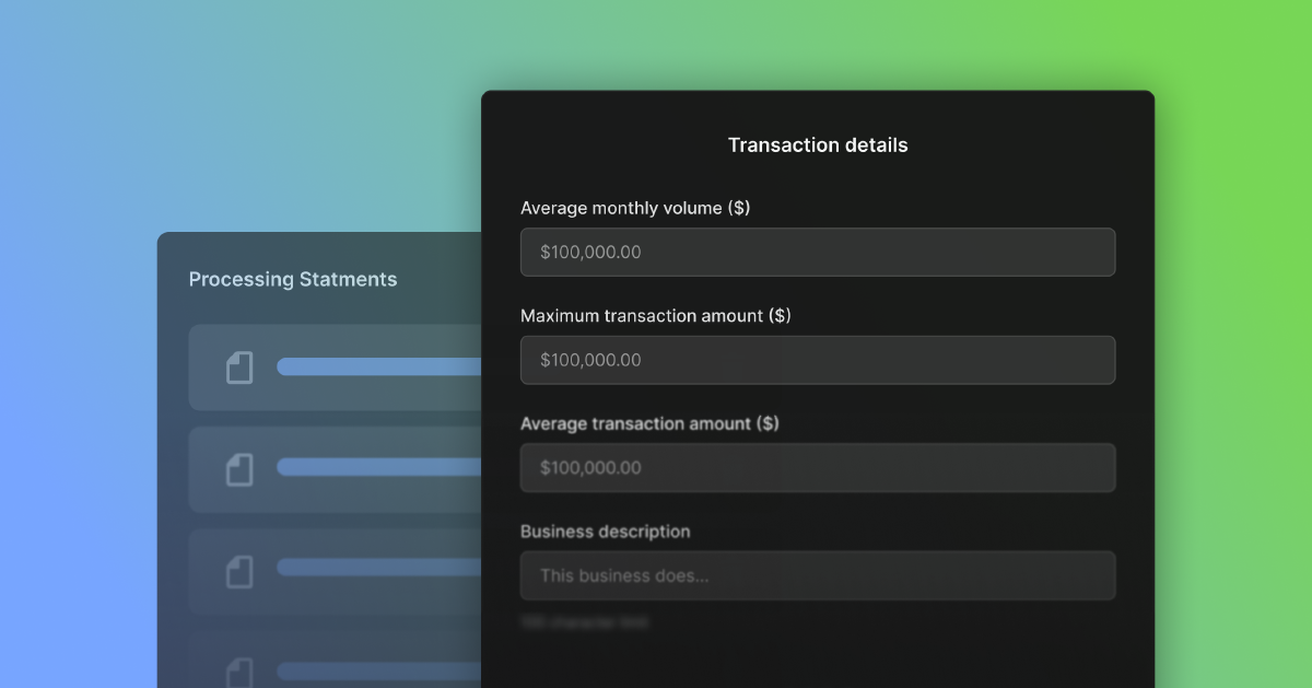 Underwriting updates | Moov Documentation