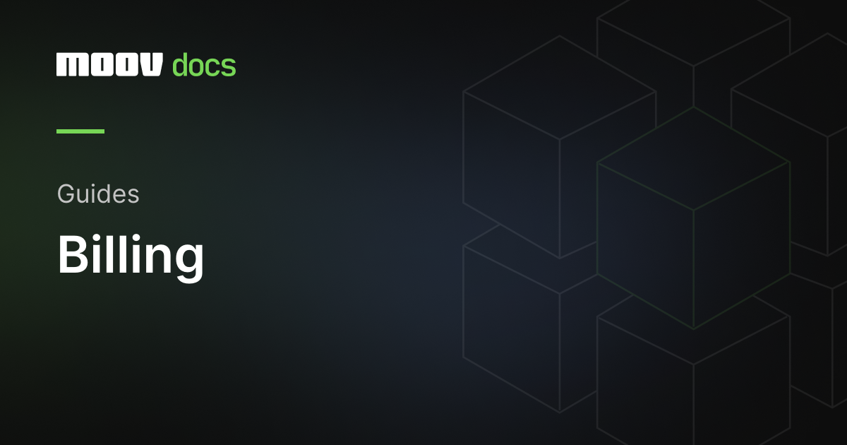 Billing | Moov Documentation